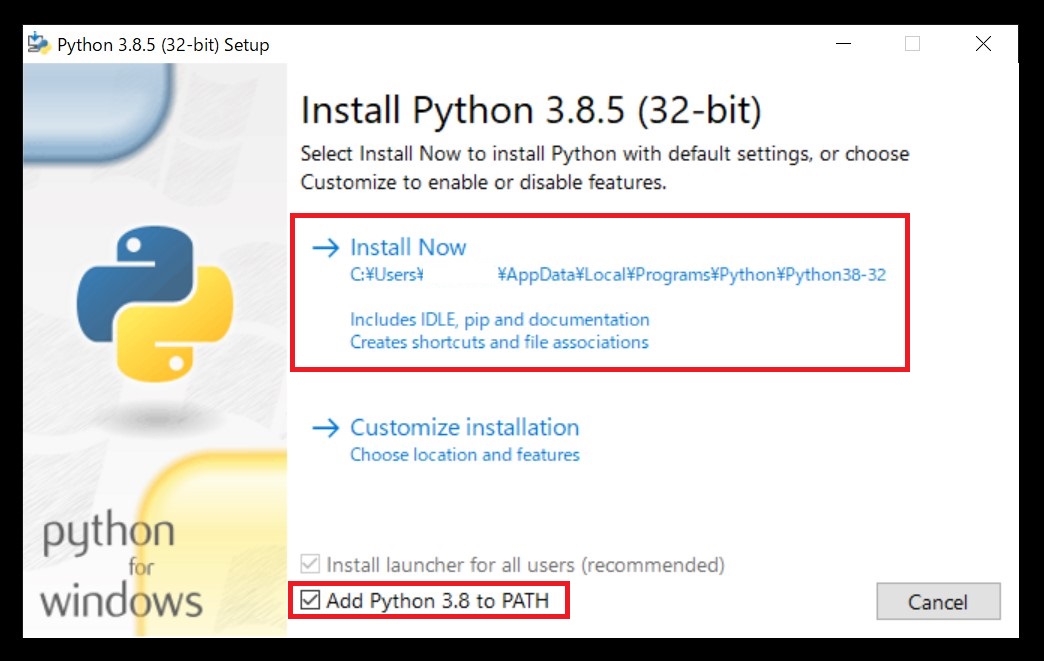 Pythonのインストール 32bit版 | にわこま ブログ