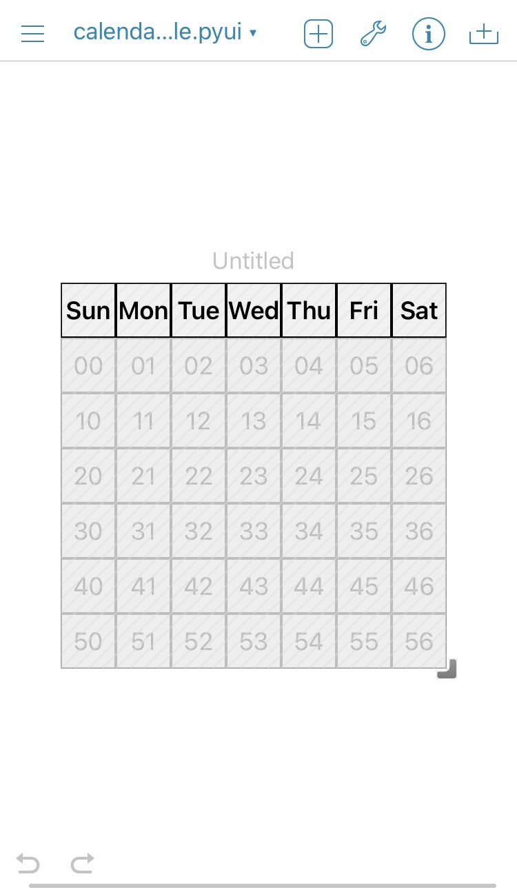 【Pythonista3】カレンダーアプリ開発 Part1 | にわこま ブログ