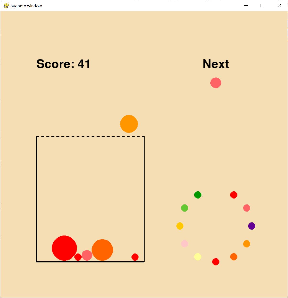 【Python】自由落下ゲーム開発(スイカゲーム風) Part5 | にわこま ブログ