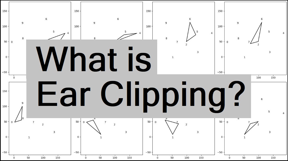 【Python】Ear Clippingアルゴリズムの実装 | にわこま ブログ